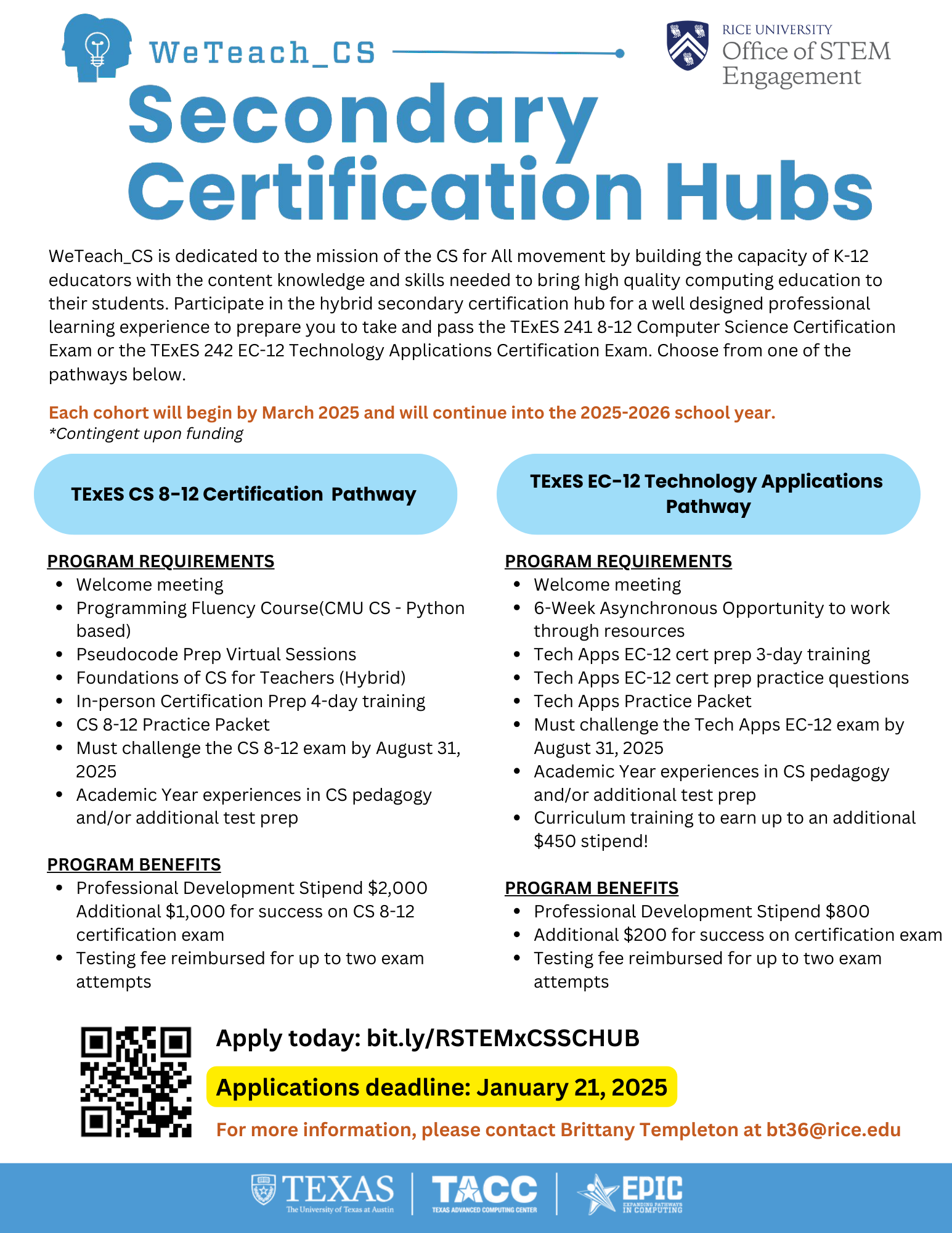 R-STEM CS Secondary Certification Hub | Office of STEM Engagement ...